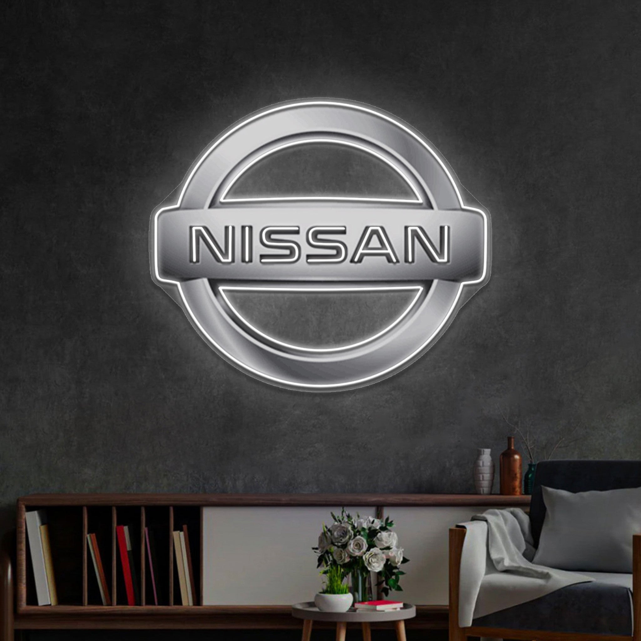 Nissan LED Neon Sign - Premium Neon Light for Nissan Enthusiasts & Gar