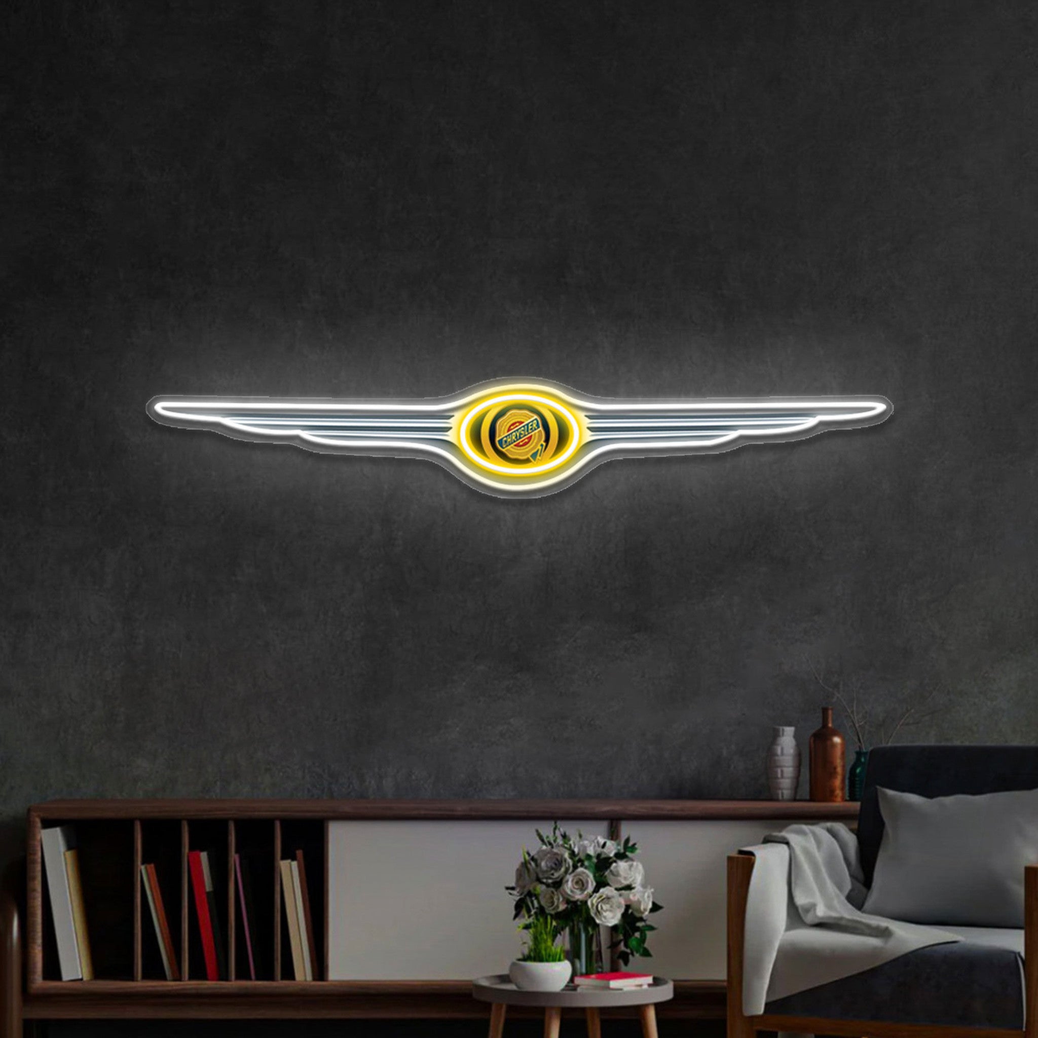 Chrysler LED Neon Sign - Premium Neon Light for Chrysler Enthusiasts