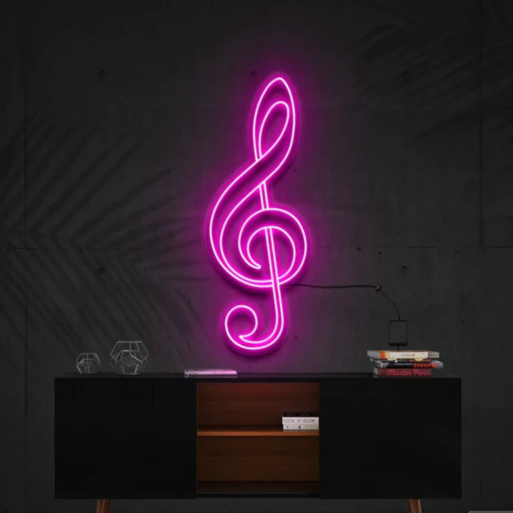 Music neon sign - Tune up your room with cozy neon light