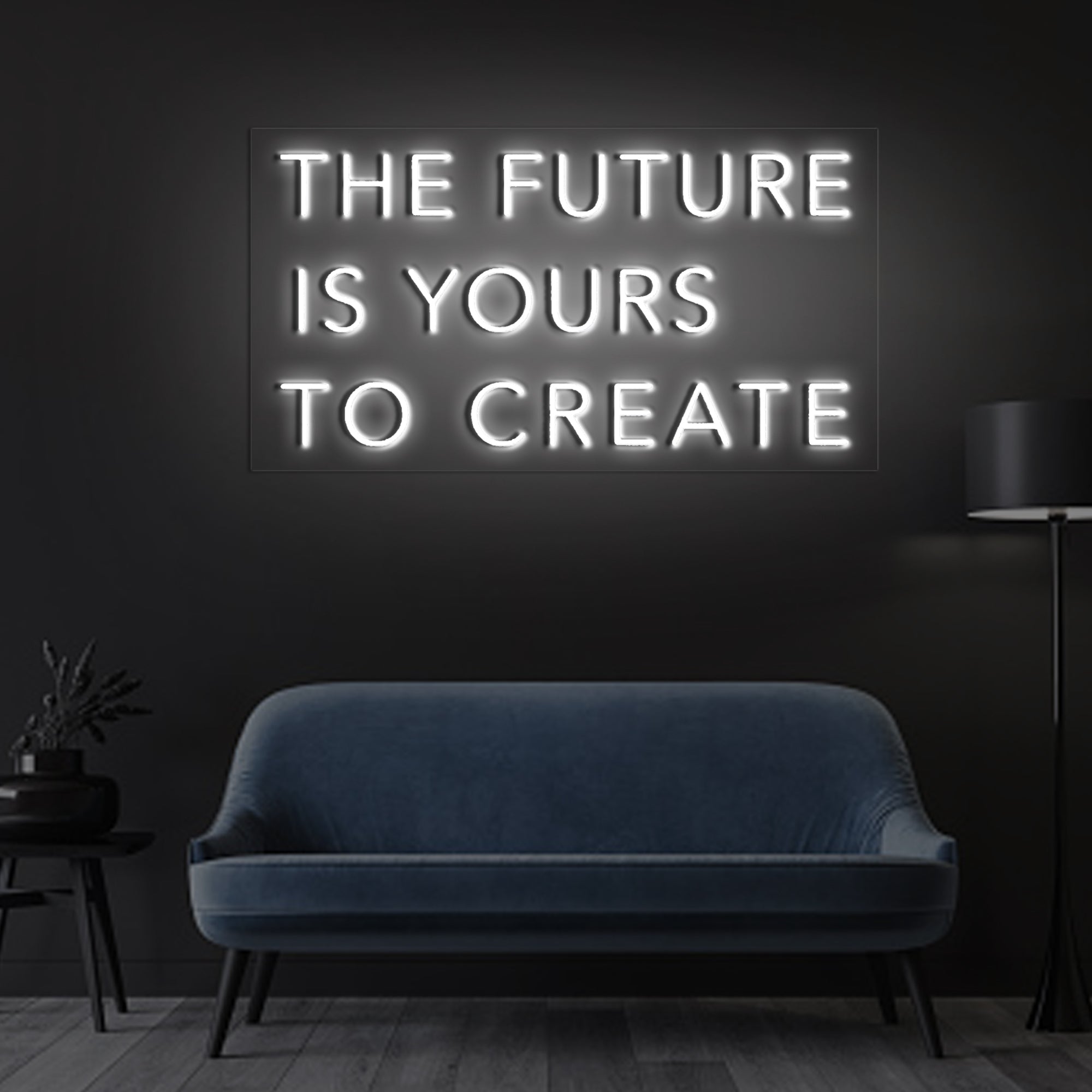 Fill your life with positivity with The Future Is Yours neon sign ...
