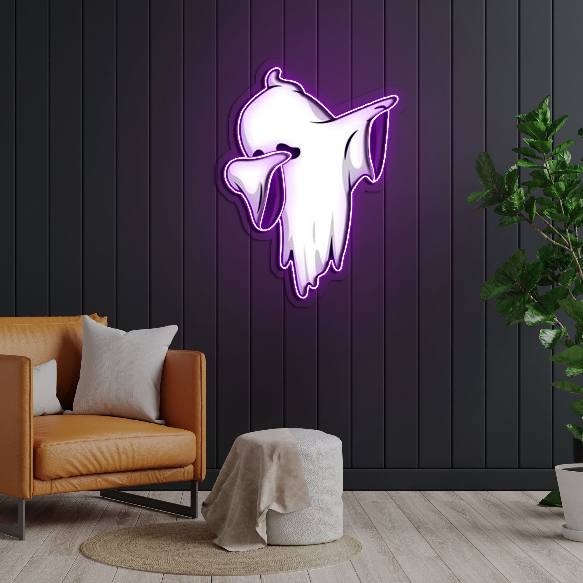 Ghost Dabbing Neon Sign | Breakthrough And Unique