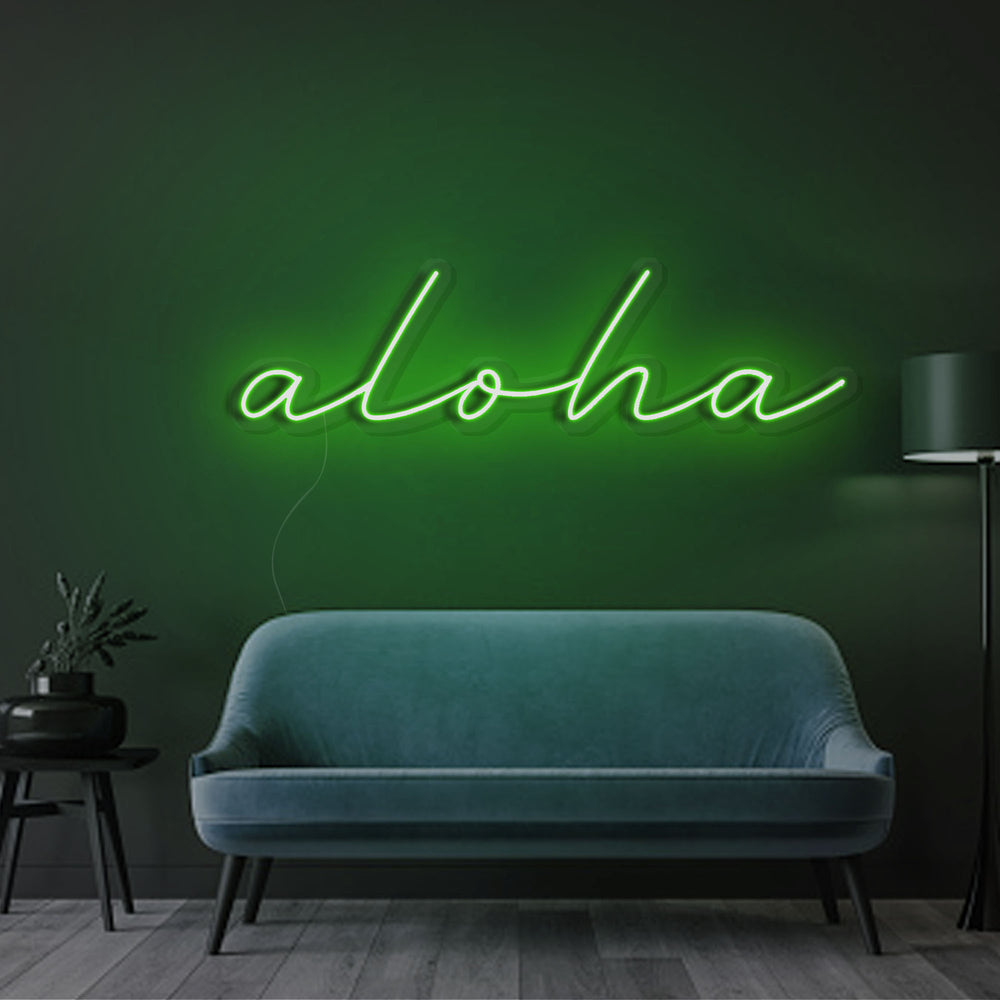 Show your kindness to everyone with Aloha neon