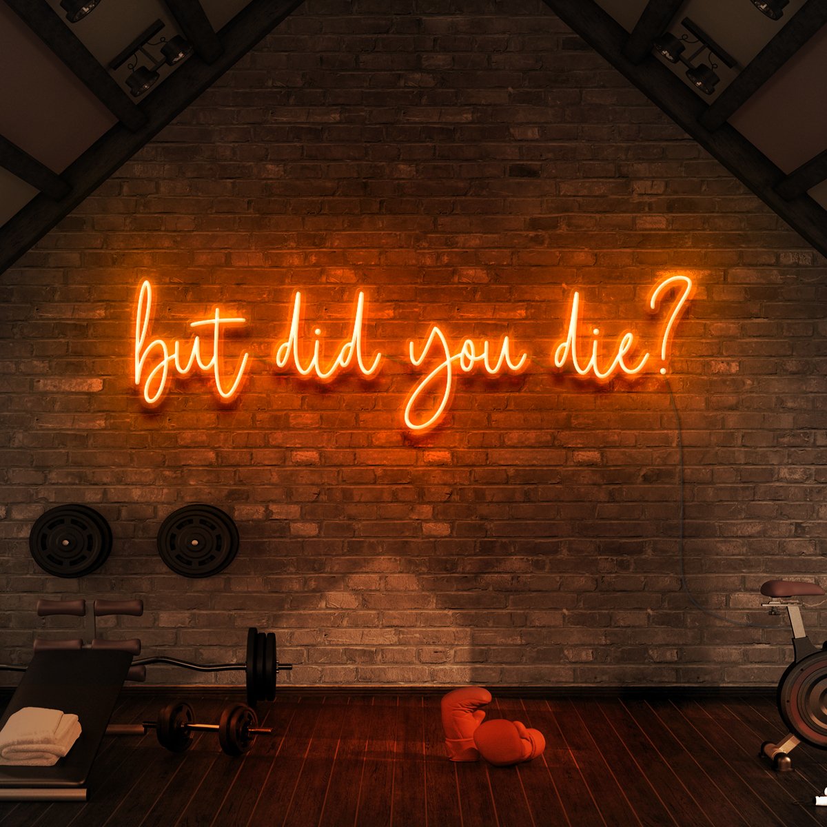 Have fun in the gym with "But Did You Die"