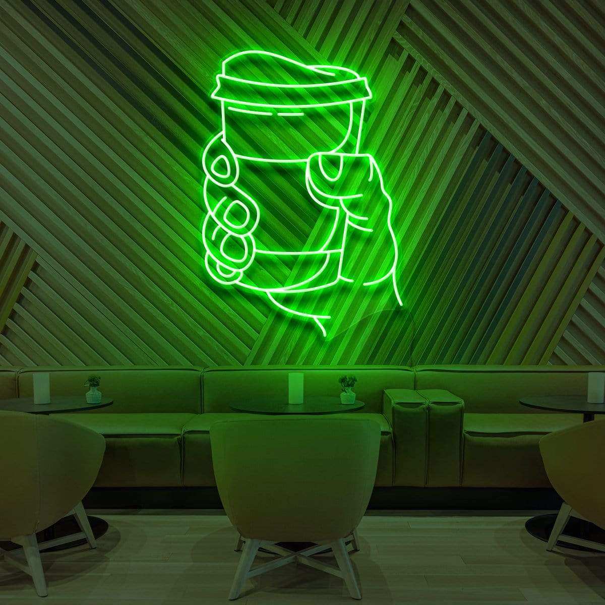 Start your day with a "Cup O' Joe" neon sign