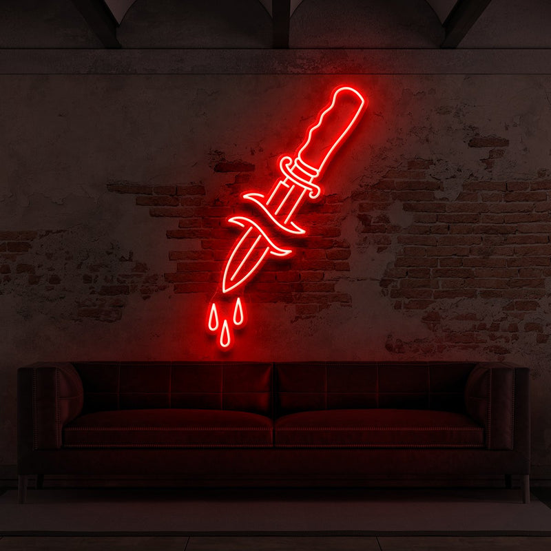 Empower your space with "Dripping Dagger"
