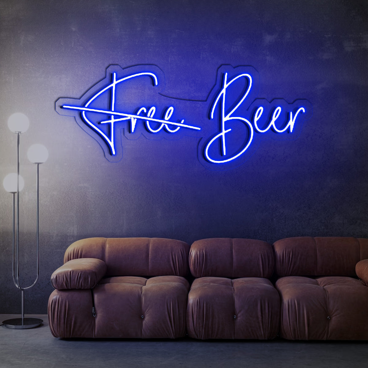 "Free Beer" for stunning bar decoration