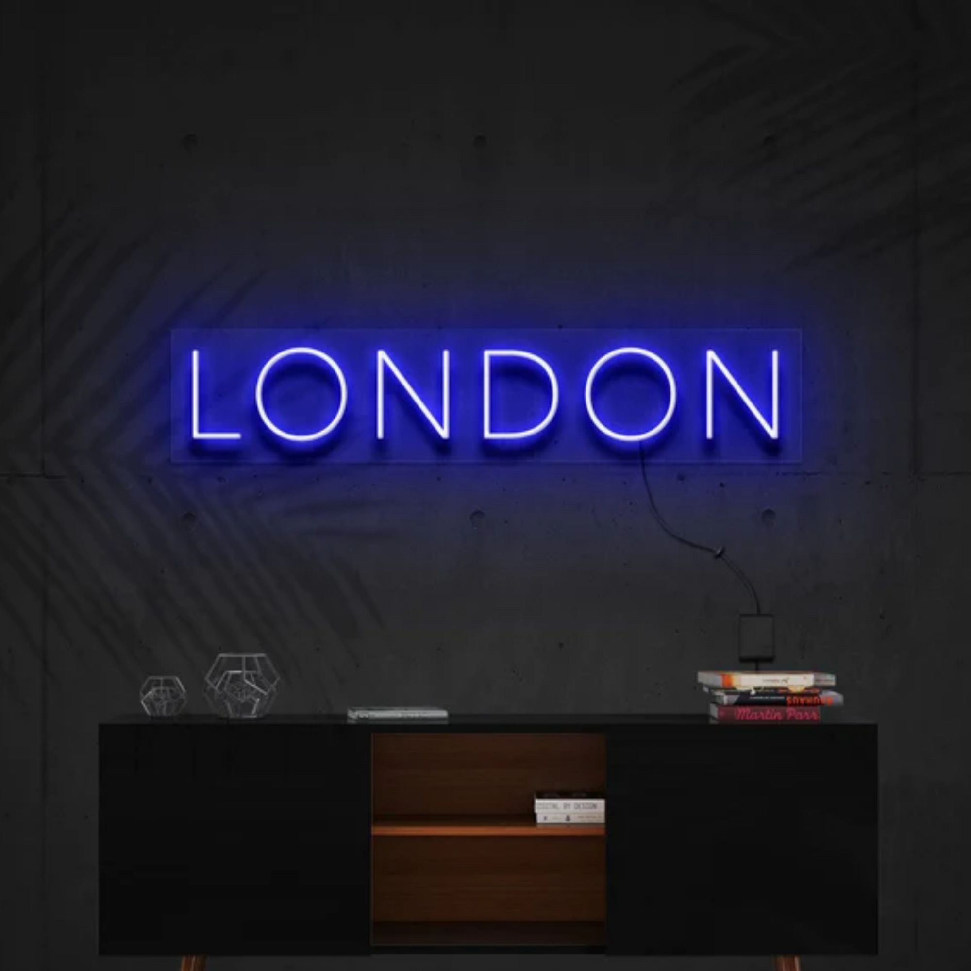 Enjoy the warm glow of London neon sign right in your space