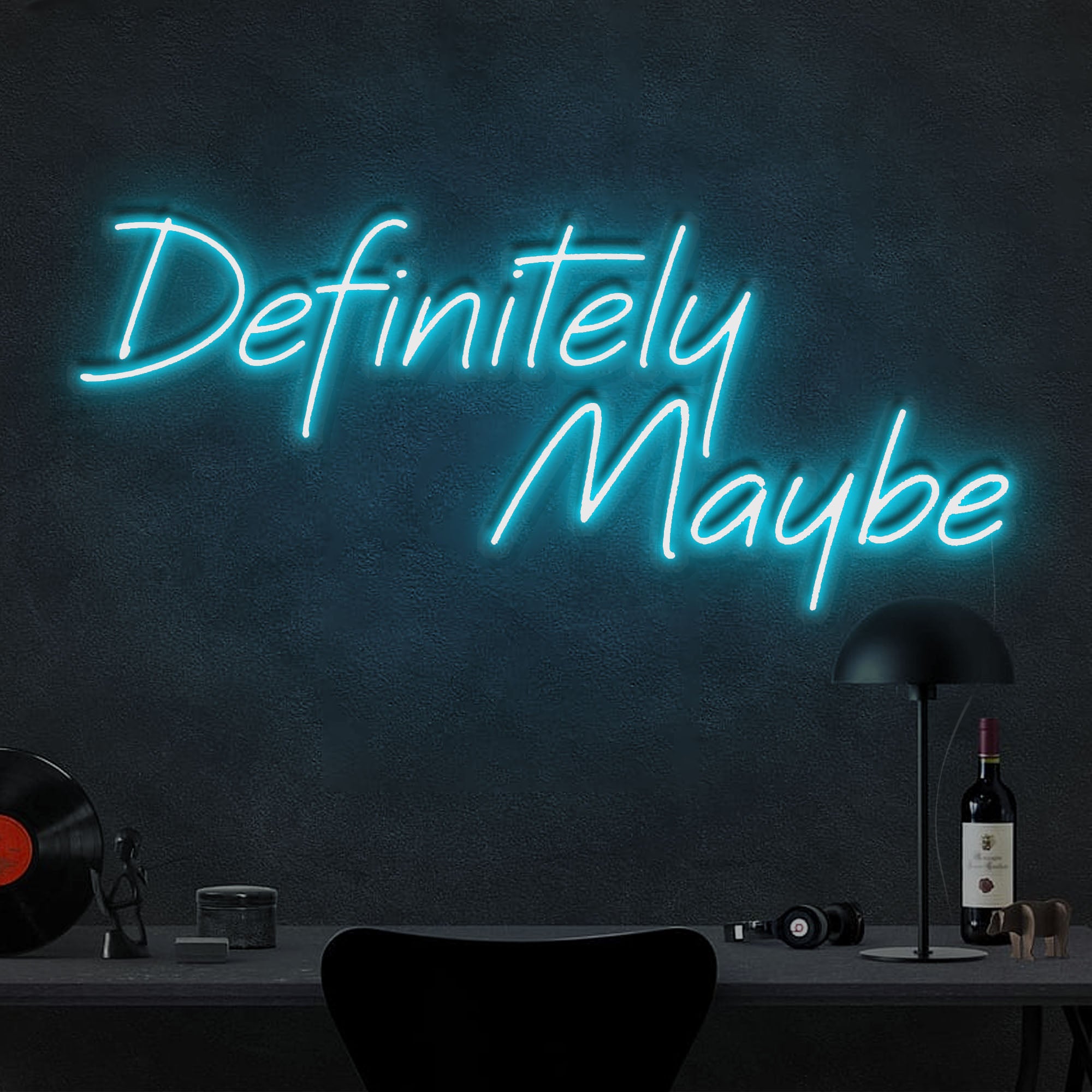 Definitely maybe neon sign | Make a difference