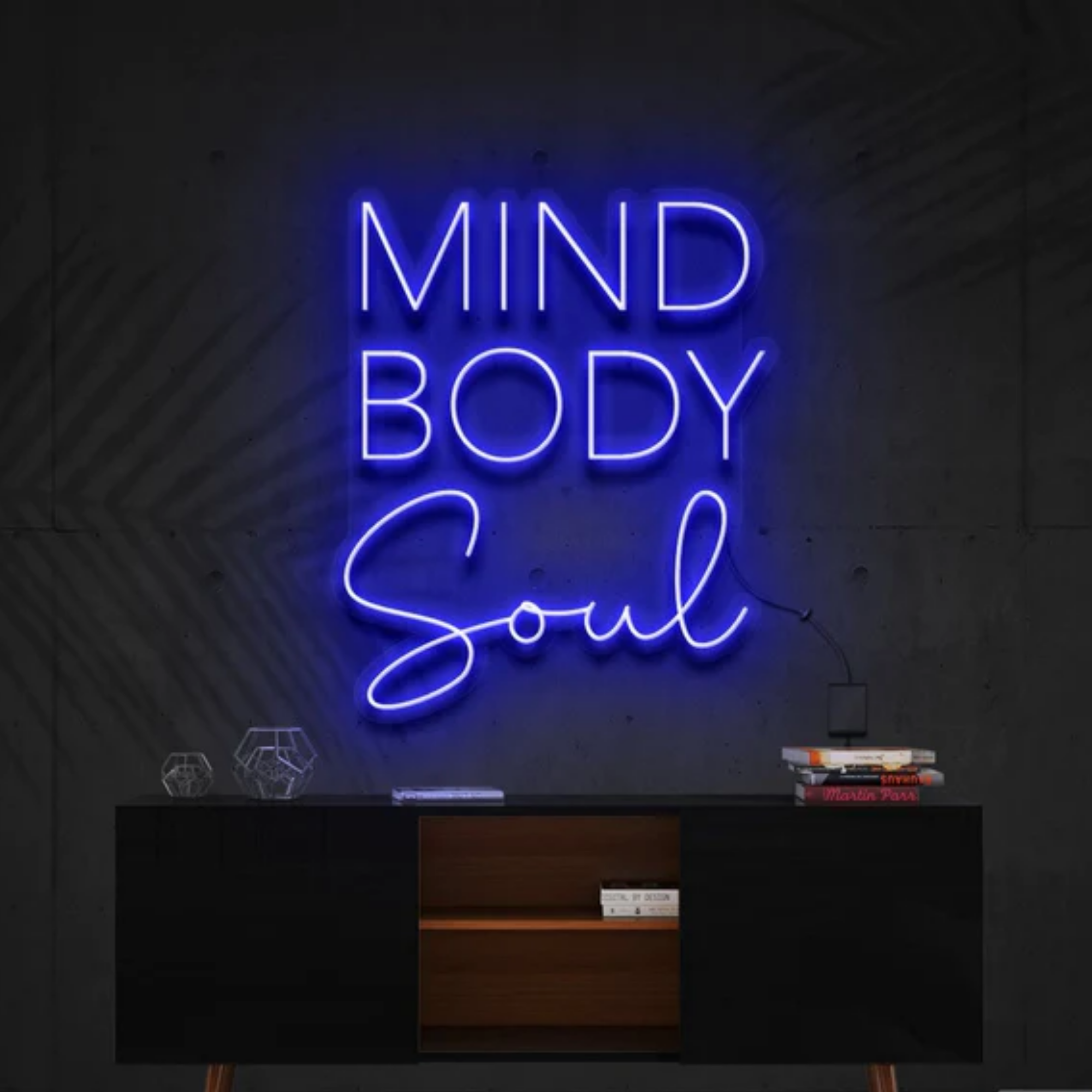 Get motivated before doing by Mind Body Soul neon sign