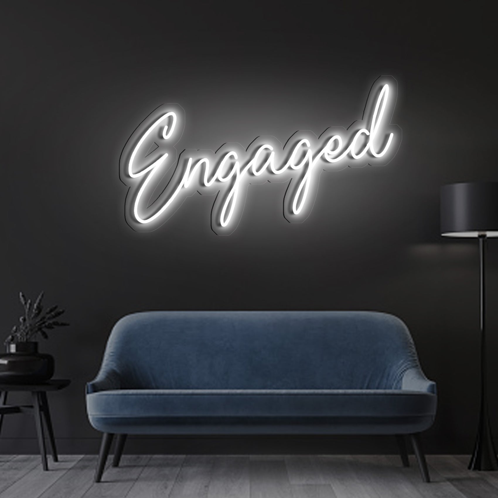 Engaged Neon Sign | Great Decor Ideas For Special Day