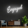 Engaged Neon Sign | Great Decor Ideas For Special Day